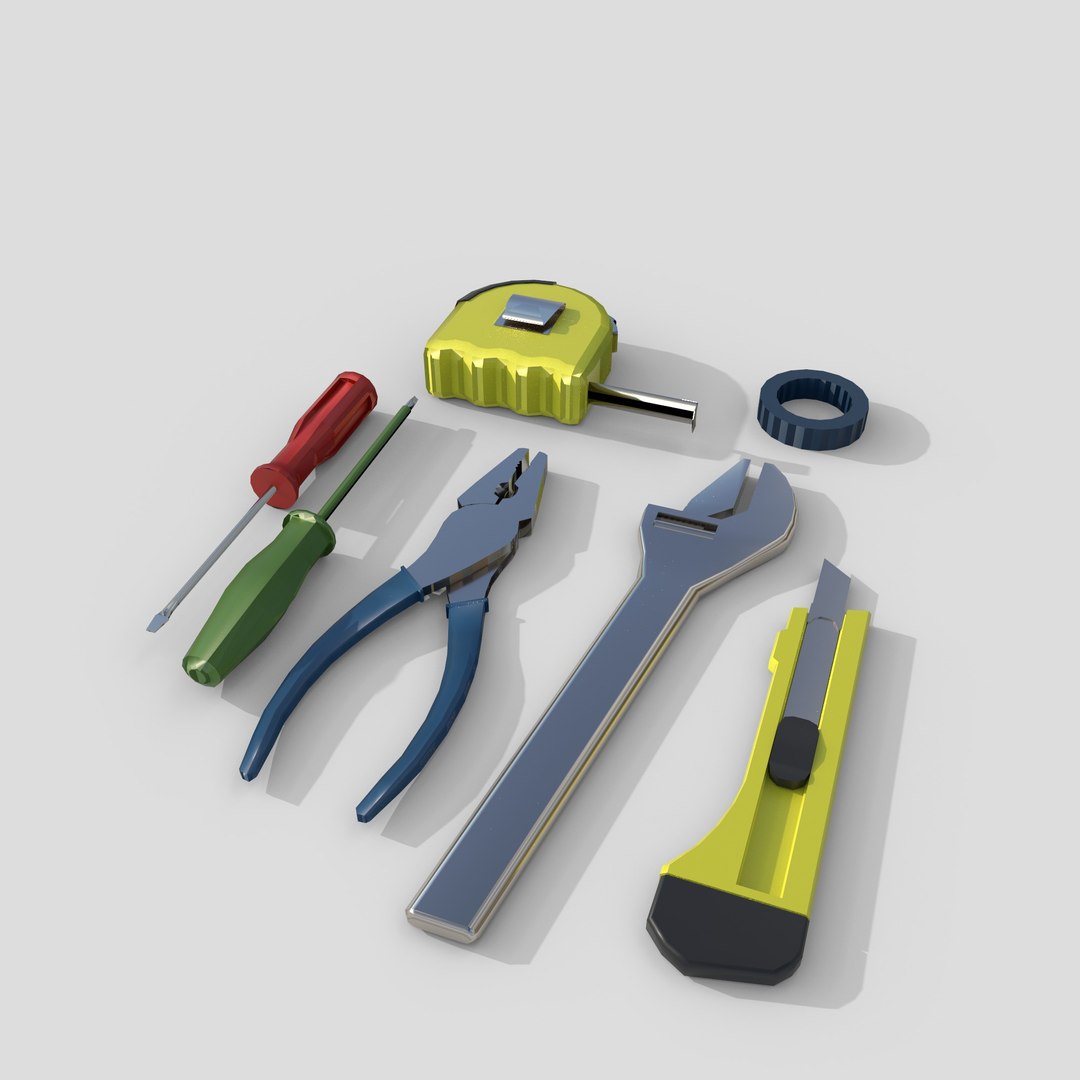Tools Pack 3D Model - TurboSquid 2397640