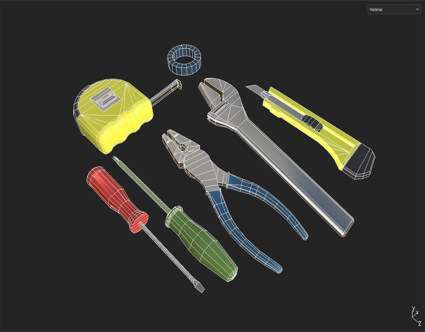 Tools Pack 3D Model - TurboSquid 2397640