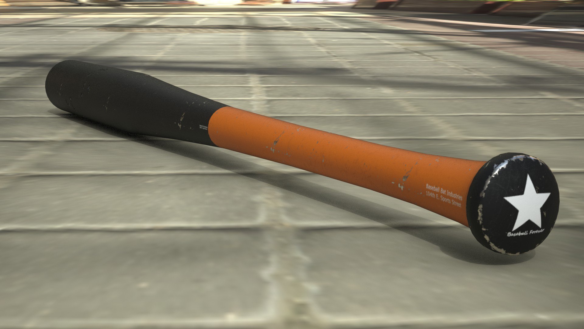 Baseball Bat 3D Model - TurboSquid 1594029