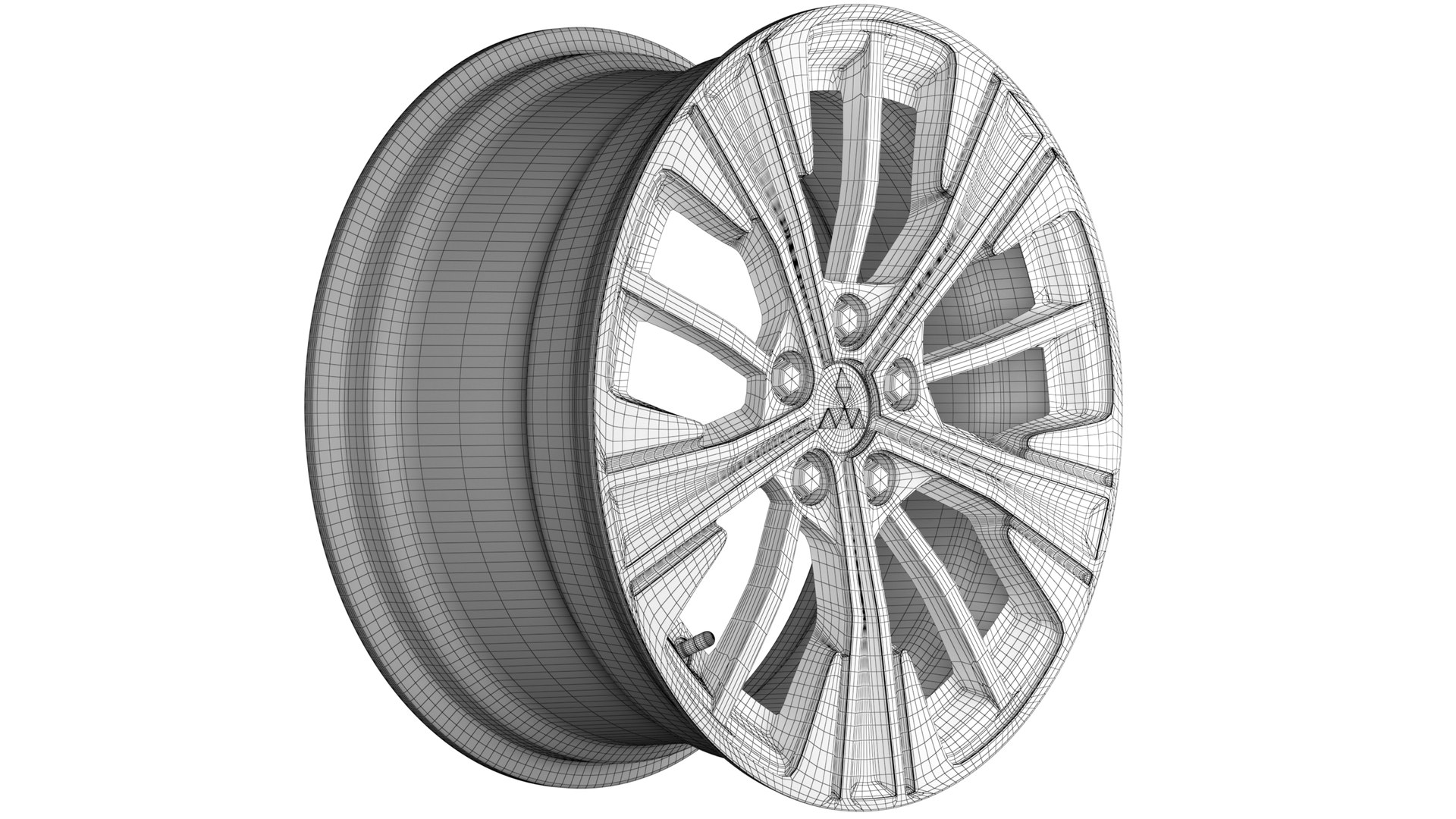 3D Mitsubishi Eclipse Cross Rim Model - TurboSquid 1979292