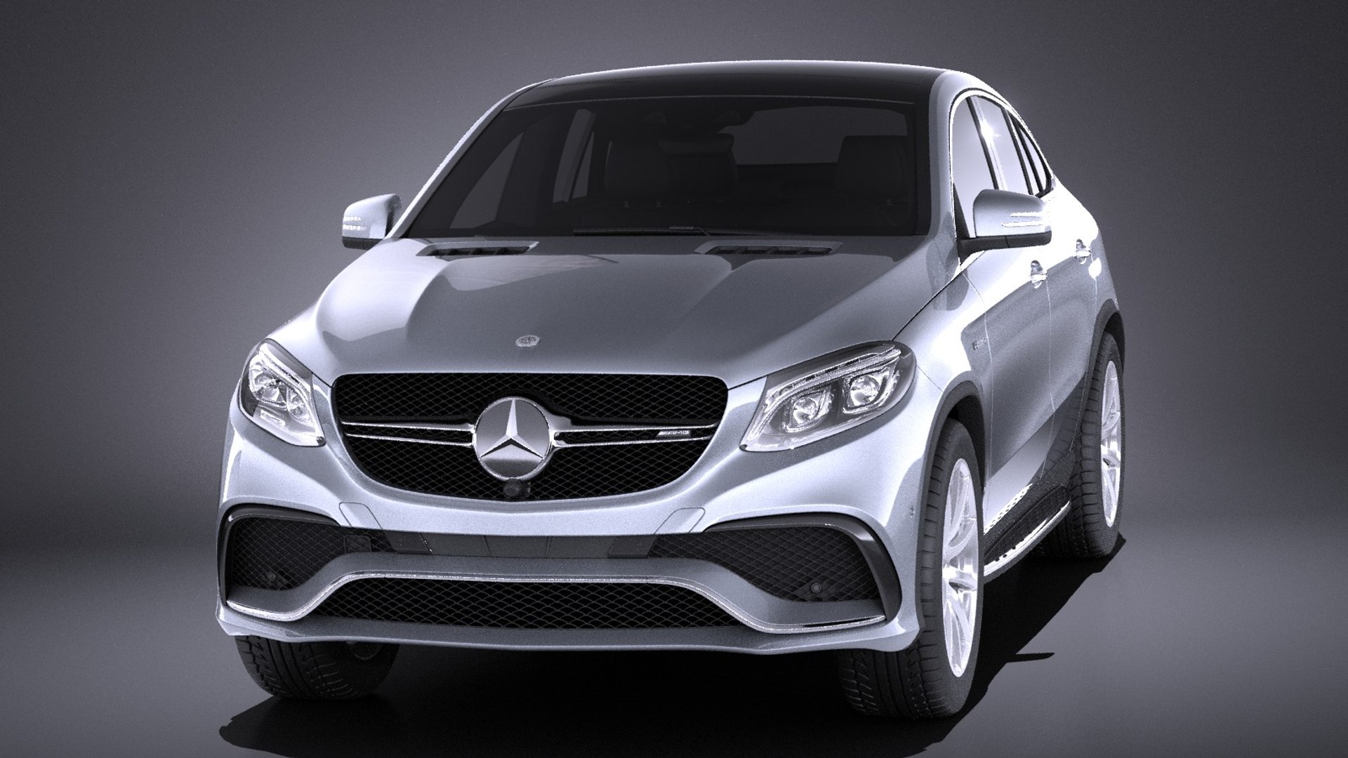 3D Mercedes Mercedes-benz Coupe Model - TurboSquid 1167826