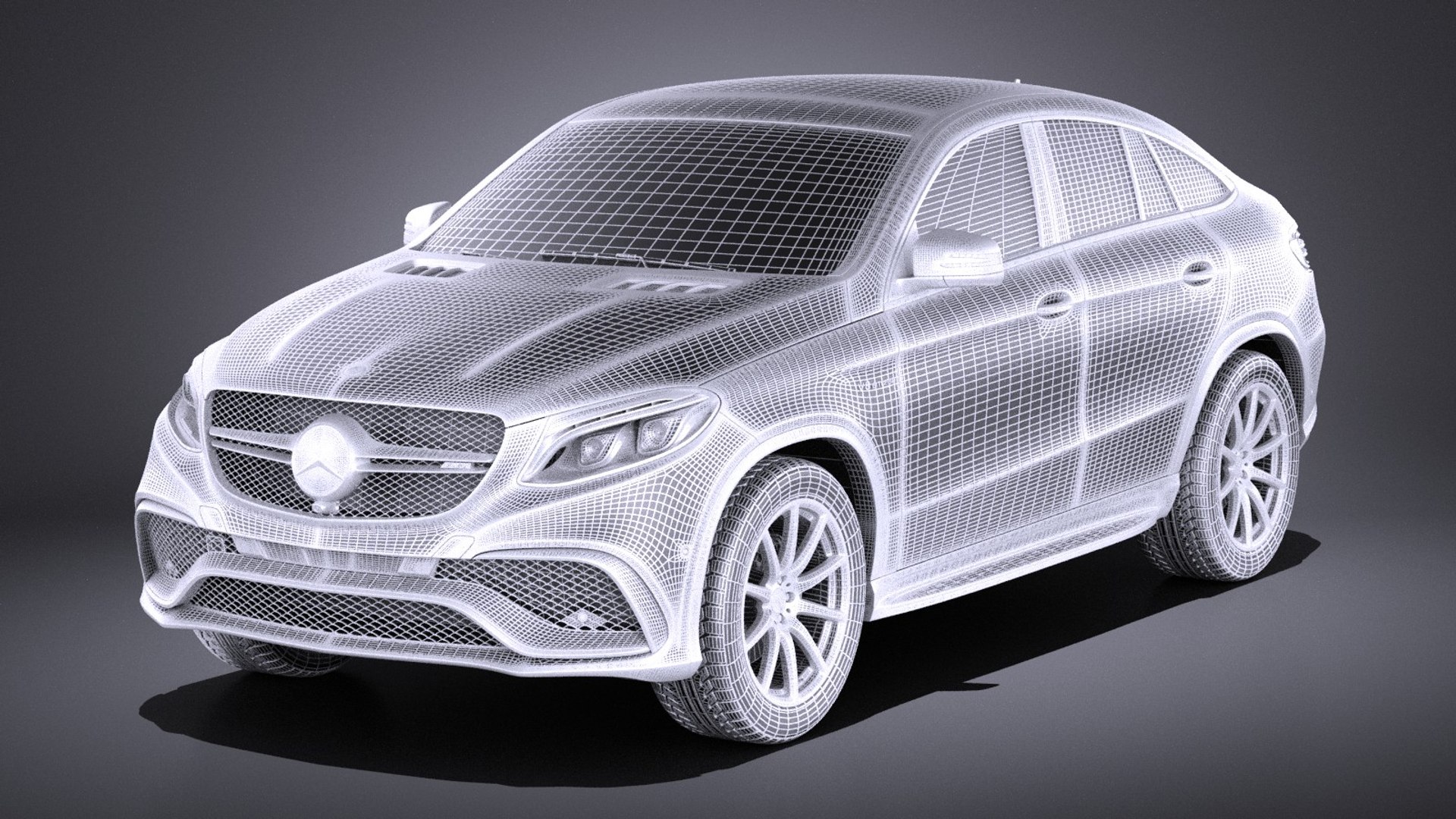 3D Mercedes Mercedes-benz Coupe Model - TurboSquid 1167826