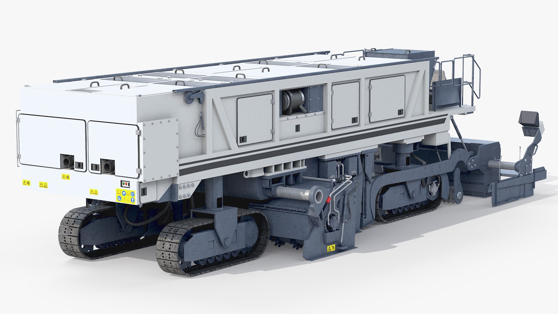 3D Model Crawler Road Recycler - TurboSquid 1830077