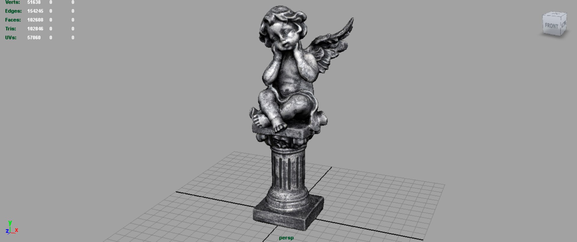 Angel Stone 3d Max