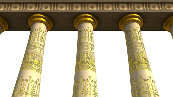 3D pheronic column model - TurboSquid 1634965
