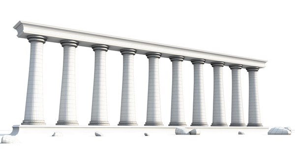 3D pheronic column model - TurboSquid 1634965
