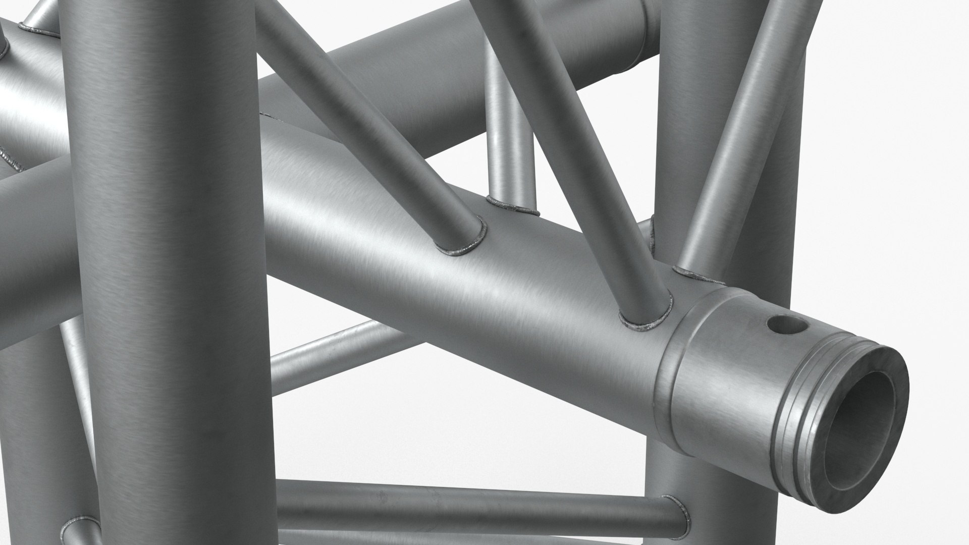 3D Industrial Truss Modular Triangular - TurboSquid 2269699