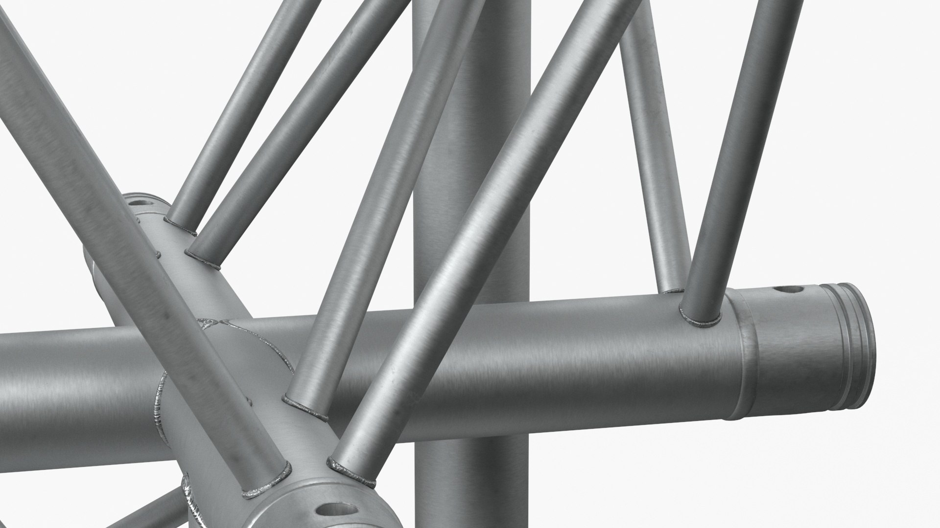 3D Industrial Truss Modular Triangular - TurboSquid 2269699