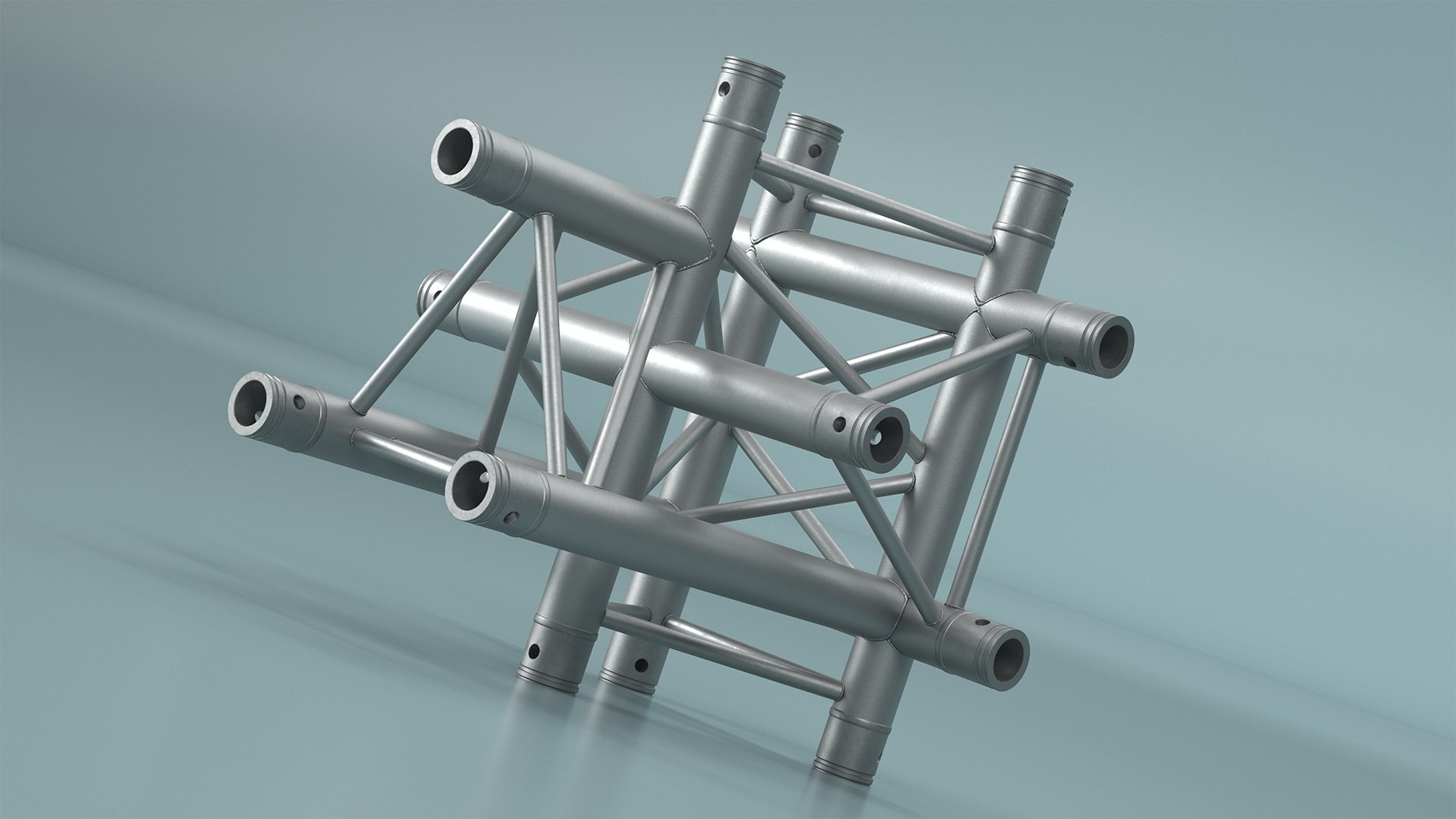3D Industrial Truss Modular Triangular - TurboSquid 2269699