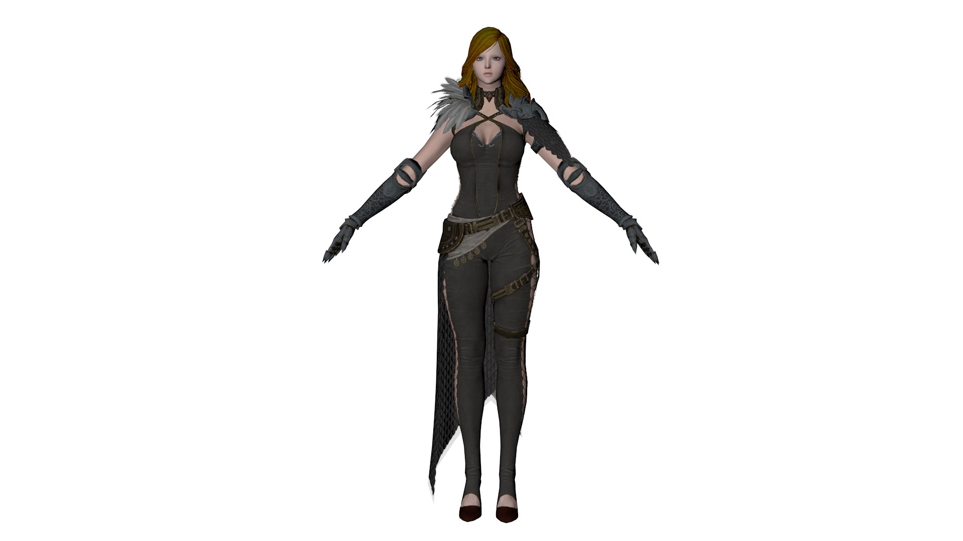 3D Darksteel Huntress Model - TurboSquid 2368952