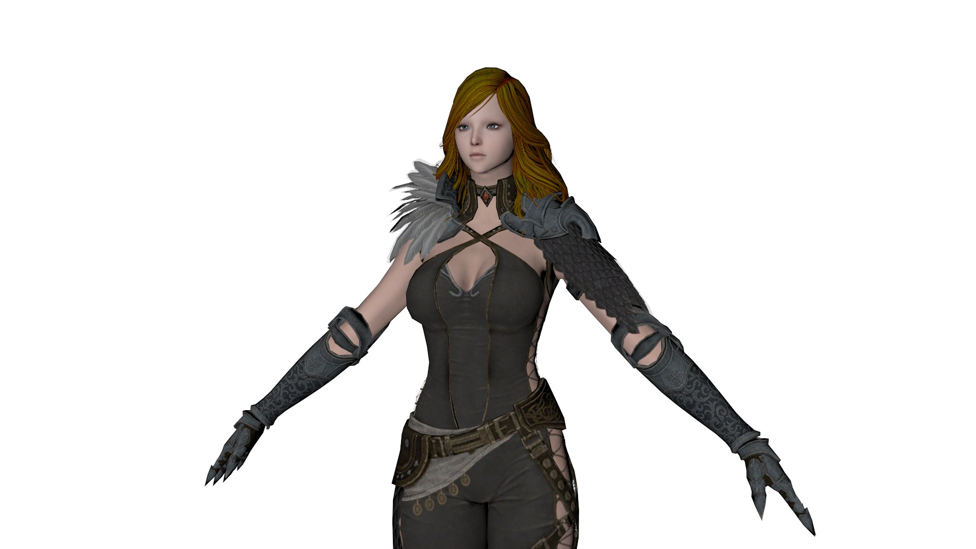 3D Darksteel Huntress Model - TurboSquid 2368952