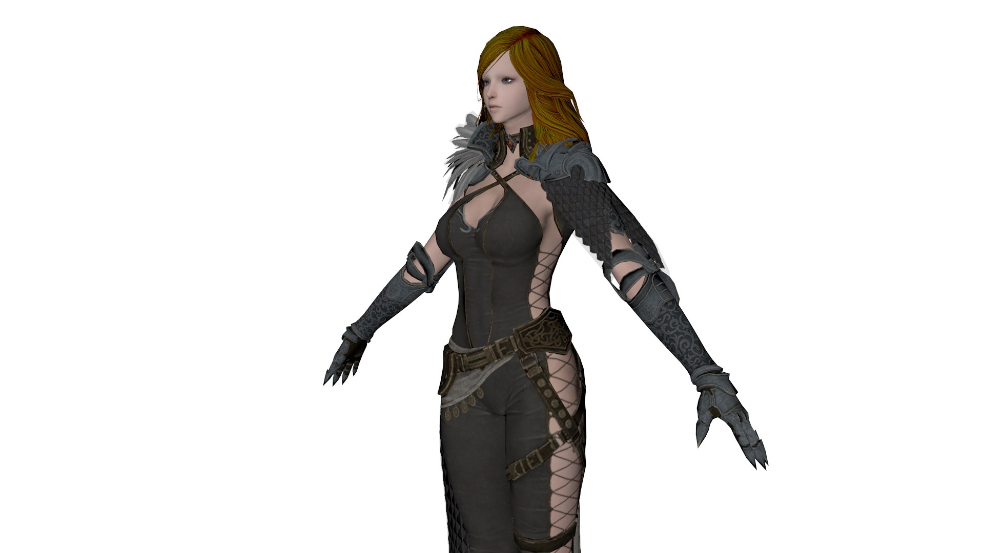 3D Darksteel Huntress Model - TurboSquid 2368952