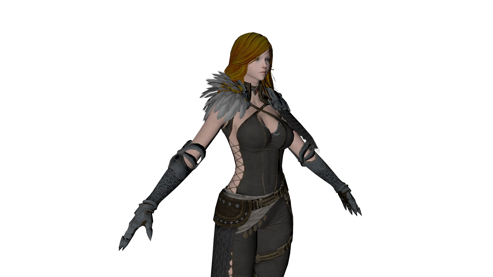 3D Darksteel Huntress Model - TurboSquid 2368952