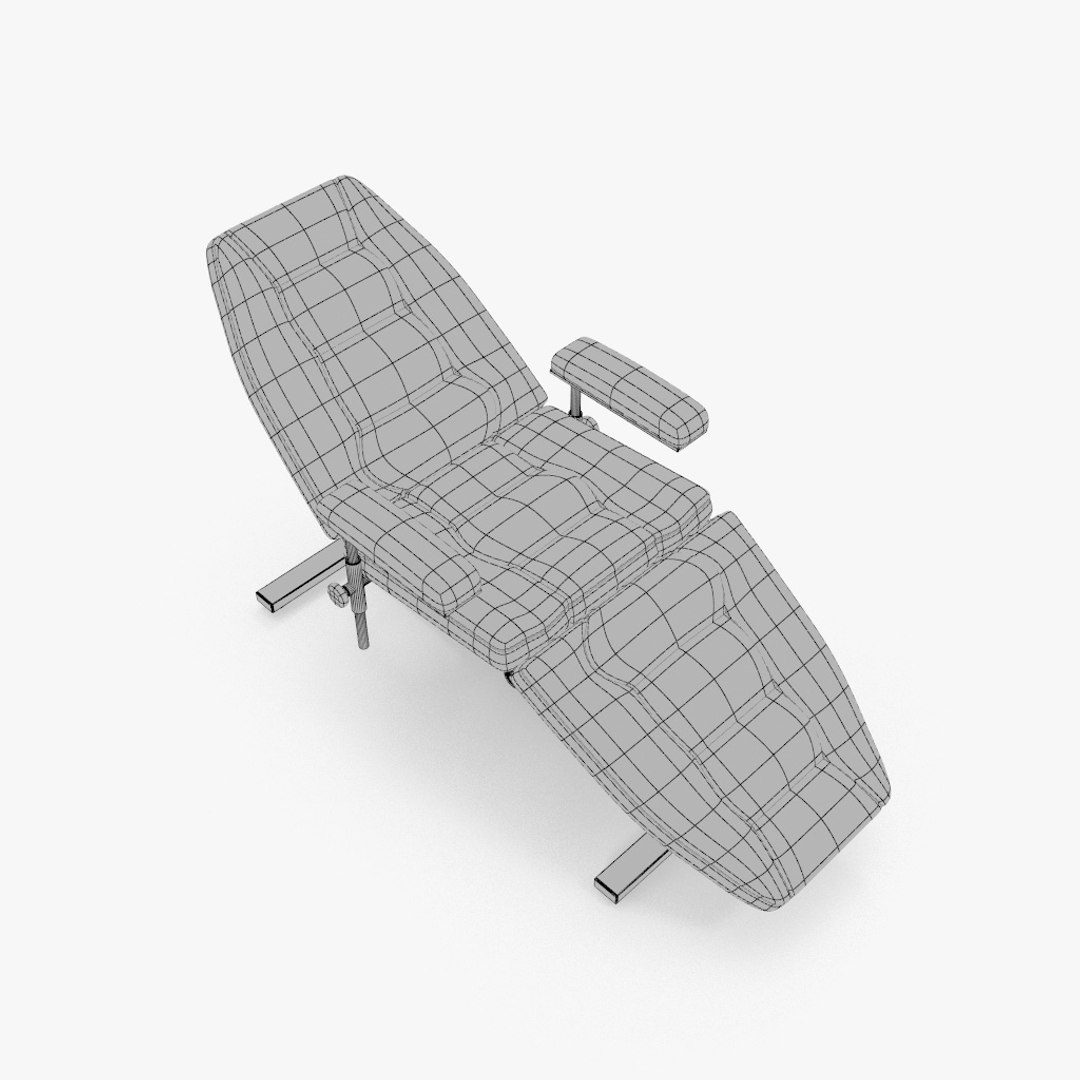 Treatment Chair Cc-04m 3d Model