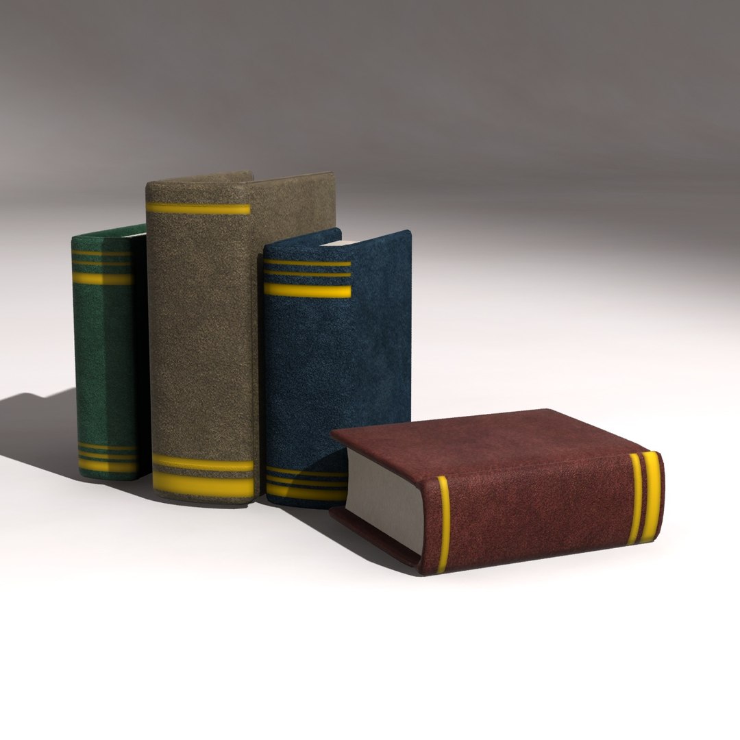 Books 3D Model - TurboSquid 1199799