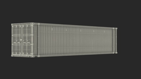 modelo 3d Palet de cubo alto de 45 pies de ancho - TurboSquid 2144491