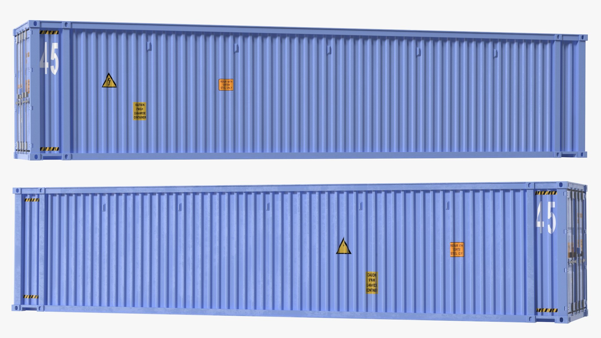 High Cube Pallet Wide 45ft 3D model - TurboSquid 2144491