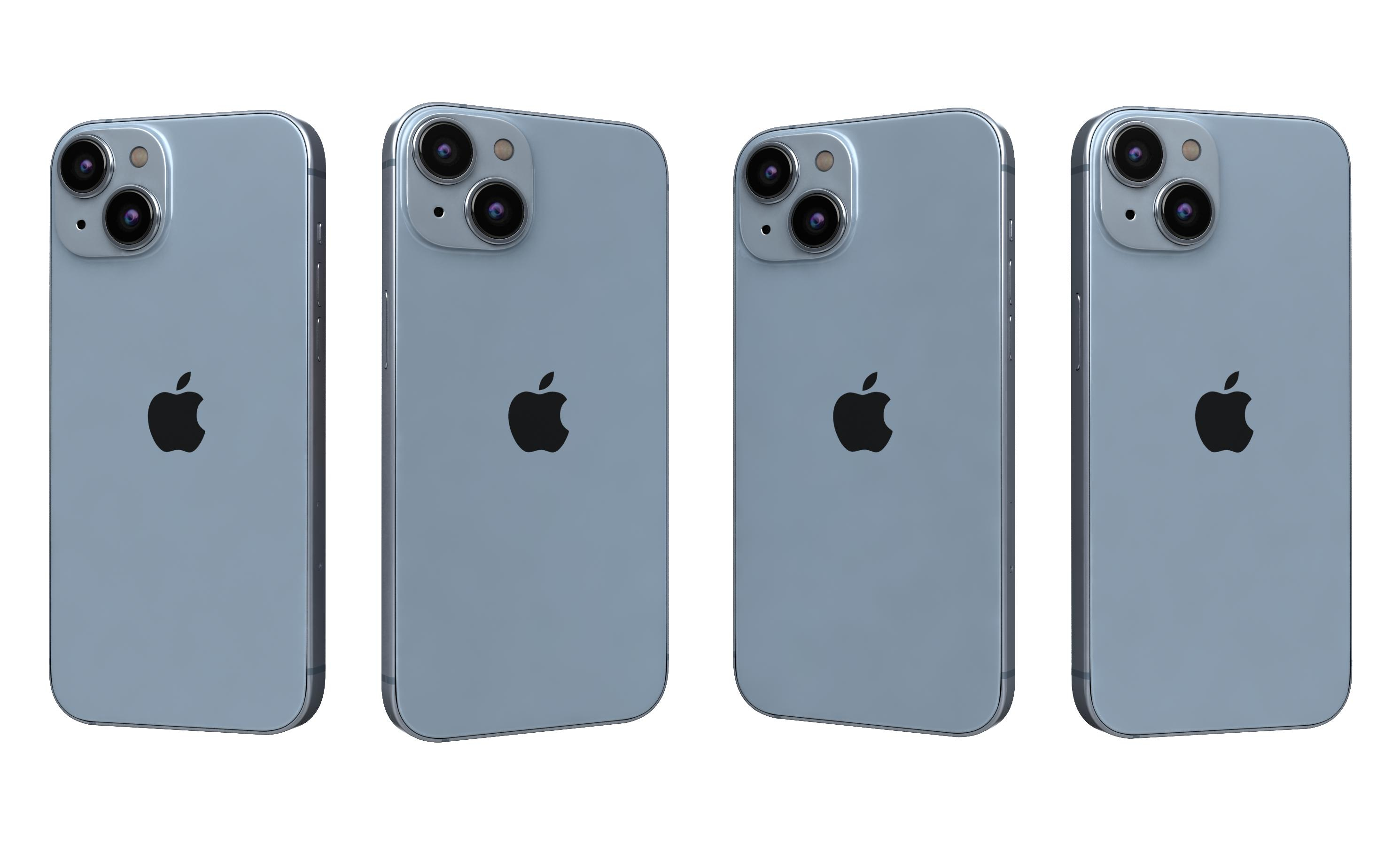 Apple iPhone 14 Blue 3D model - TurboSquid 1961894