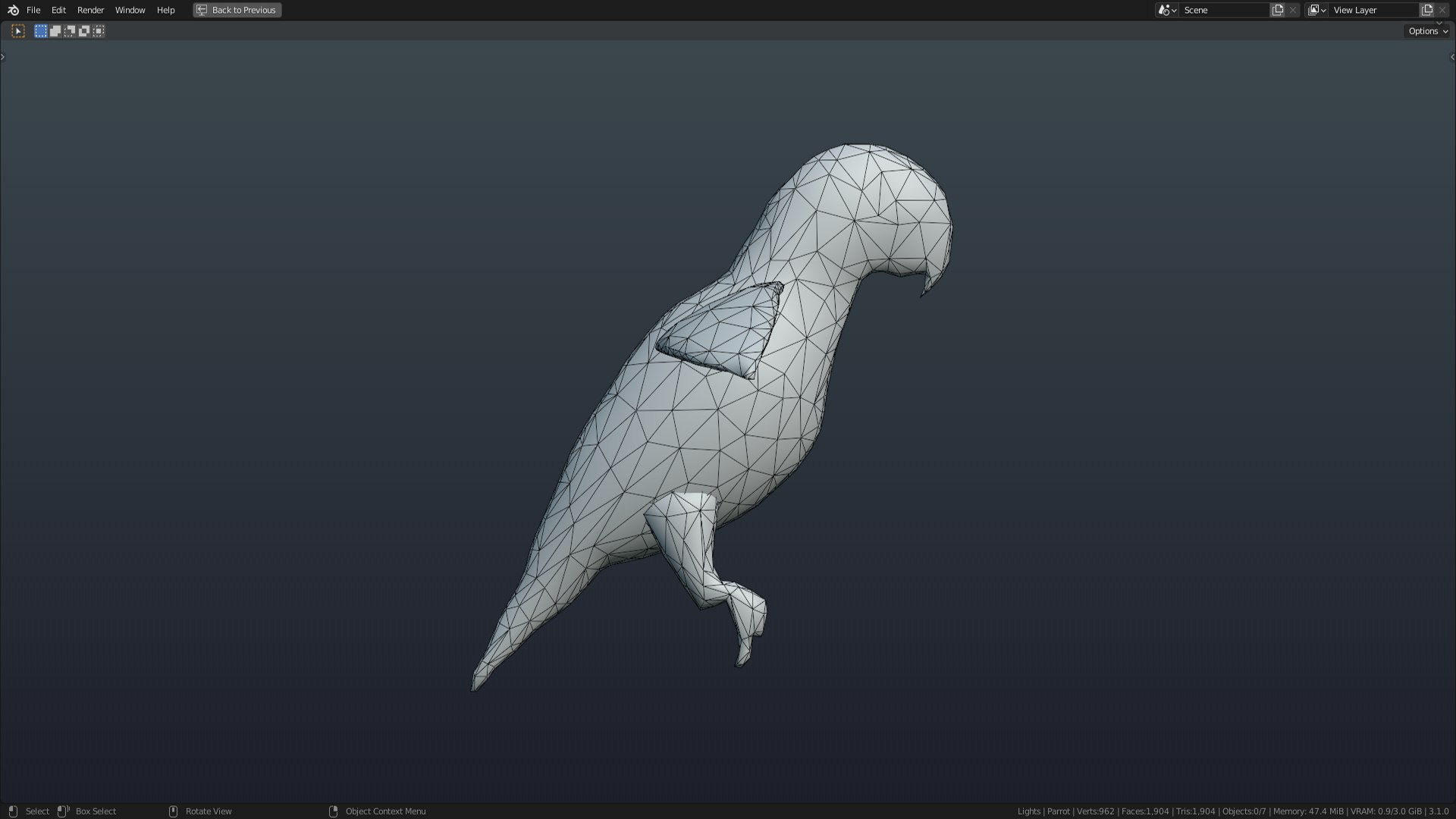 3D Low Poly Parrot Rigged With Realistic Texture - TurboSquid 1875983