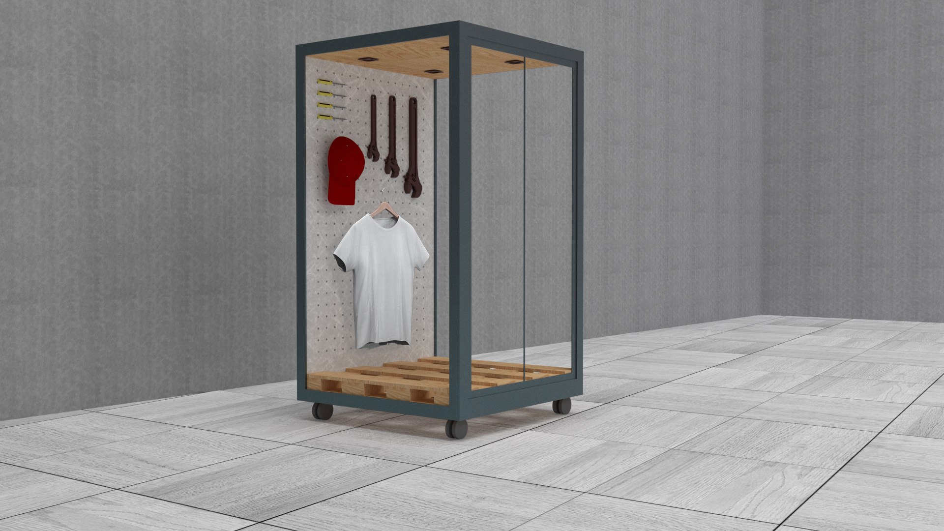 Display Case 3D - TurboSquid 2086374