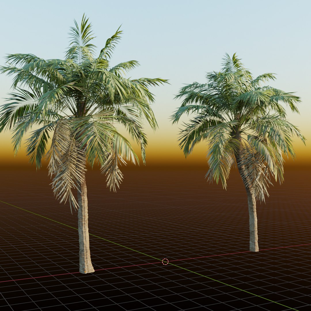 Realistic Palm Trees Vol 288 High Quality 3D Trees 3D Model ...