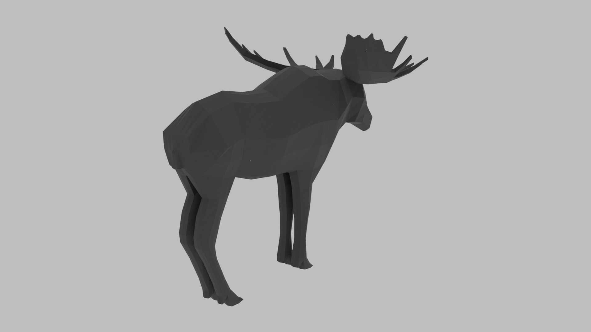 3D Animal Moose Model - TurboSquid 1368187