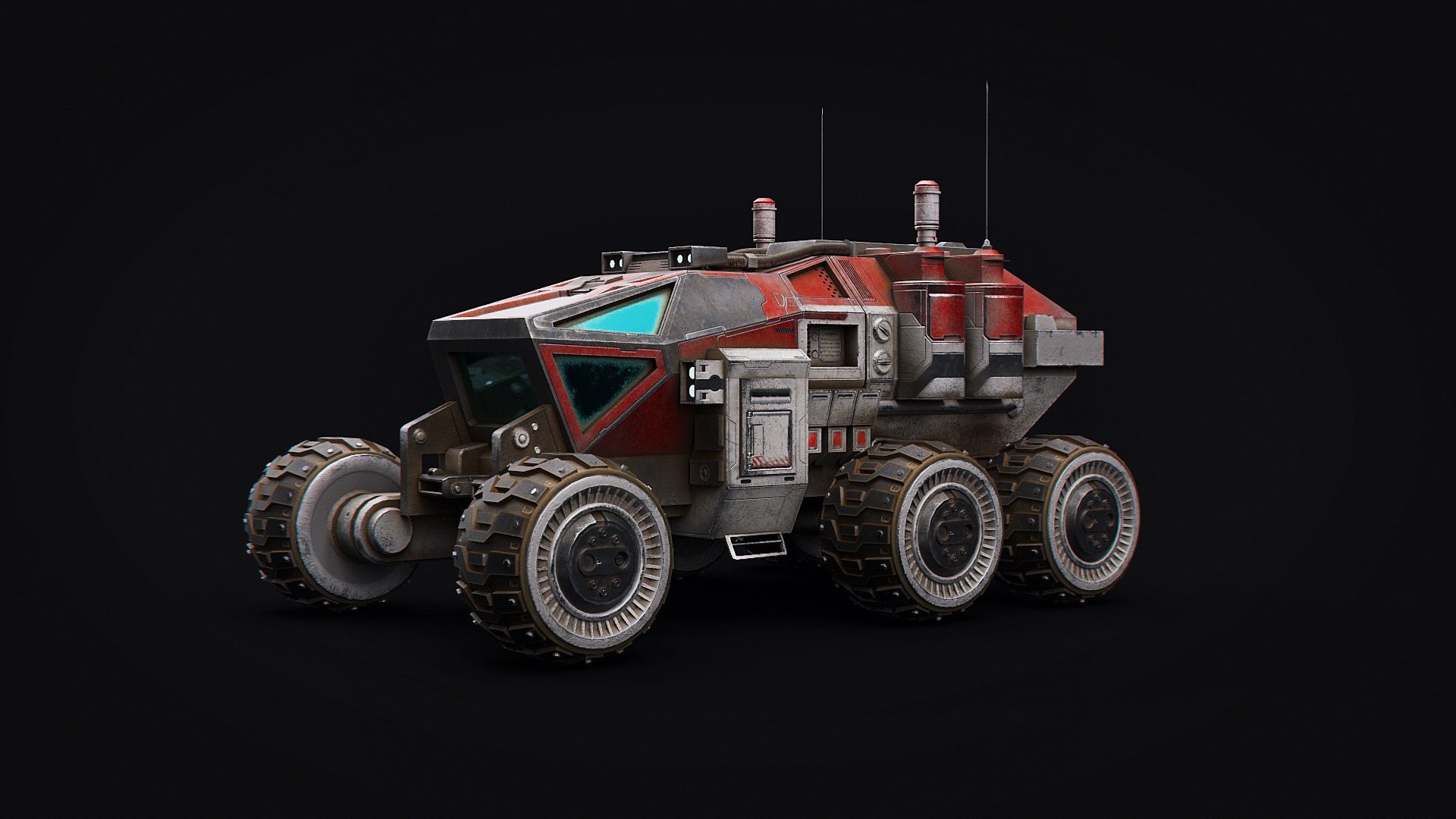 3D space mars rover model - TurboSquid 1644318