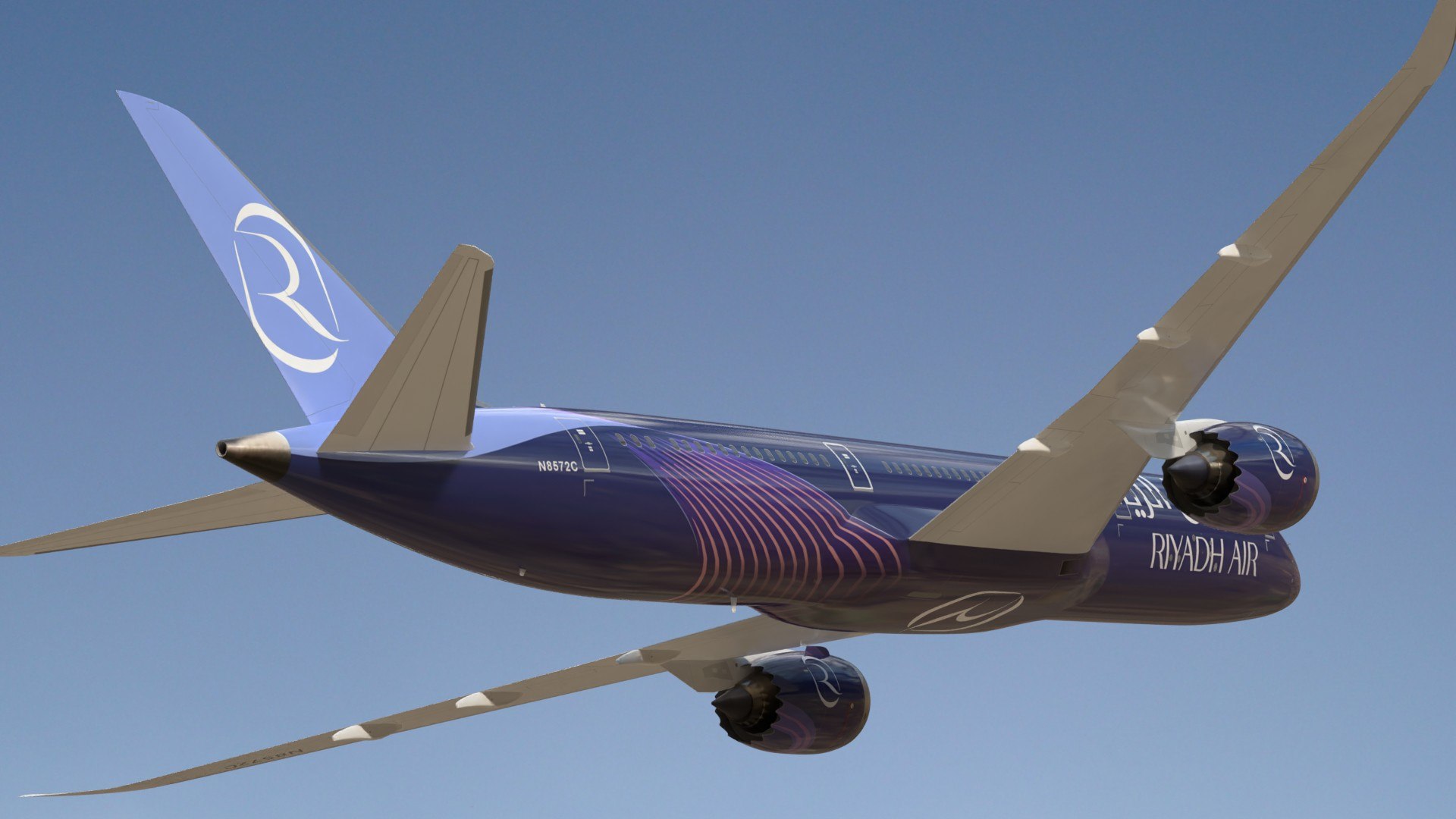 3D Riyadh Air B789 SC - TurboSquid 2364633