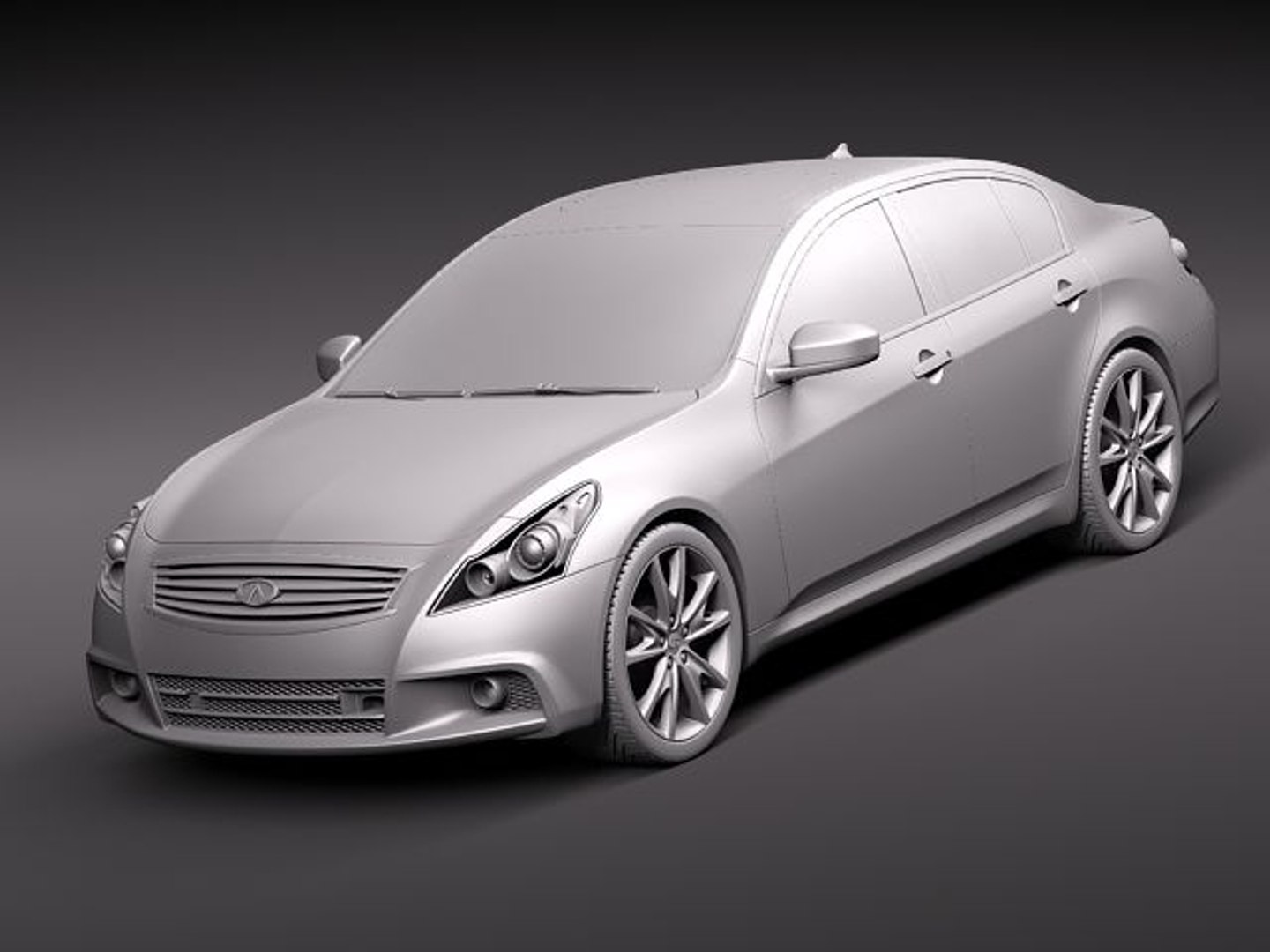 3d infiniti 2010 2012 g37 model