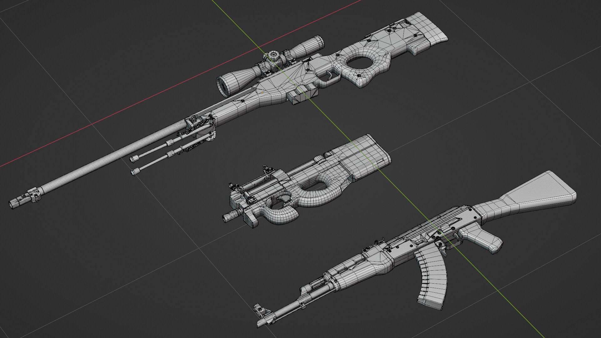 3D CS2 Elite Build Collection - TurboSquid 2136272