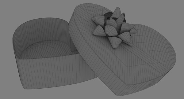 3D model gift box heart - TurboSquid 1236254