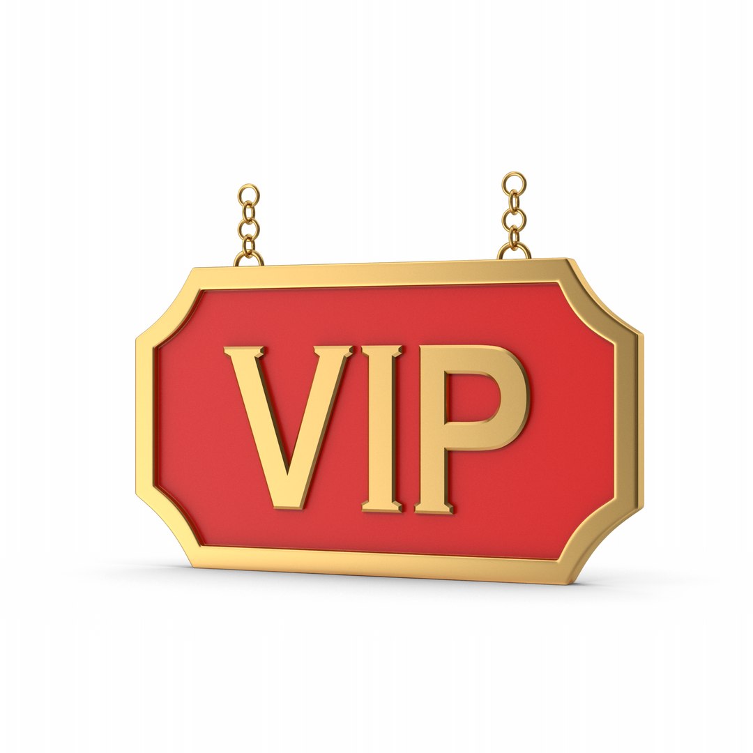 Hanging Signboard VIP Access Only 3D Model - TurboSquid 2271234