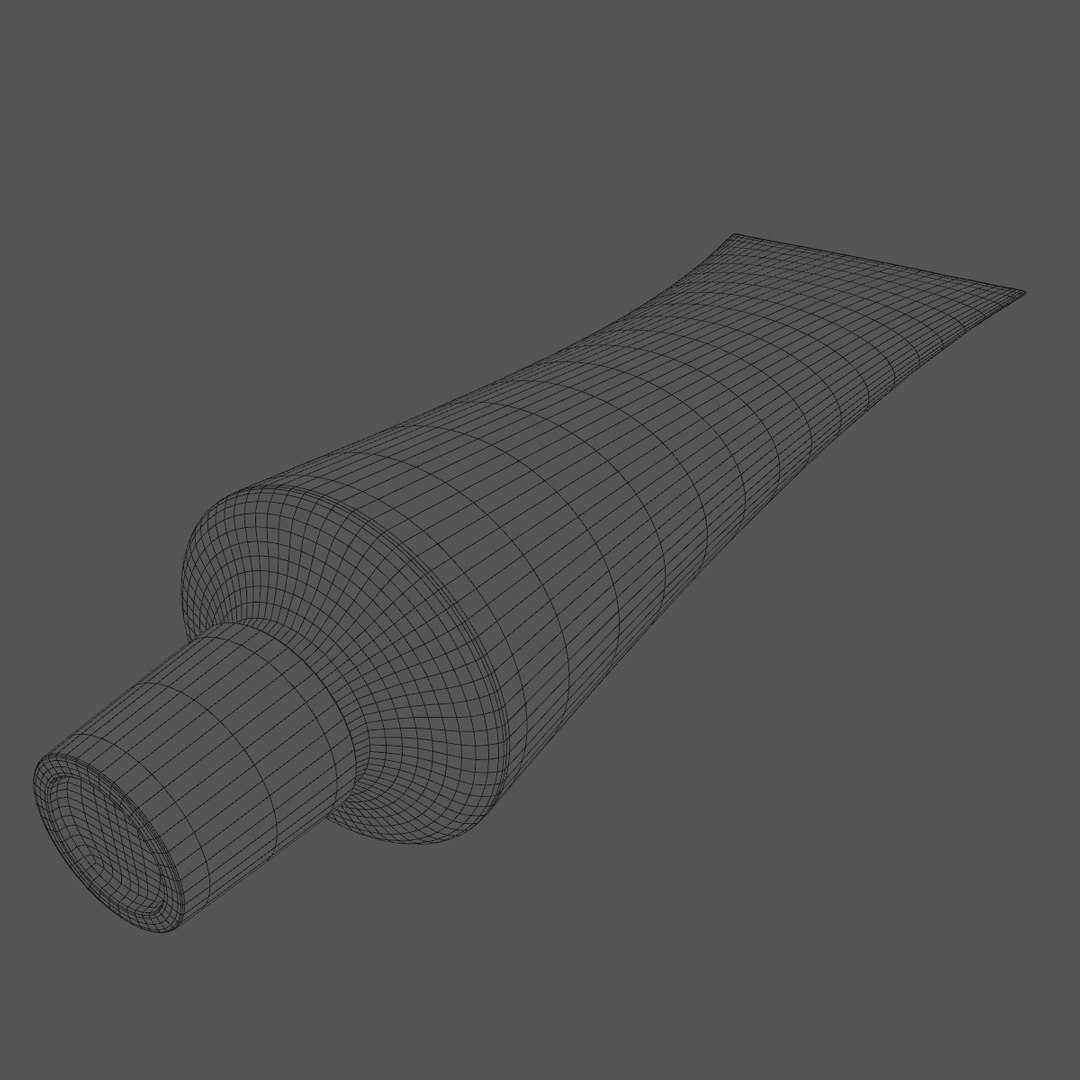 3d Model Tube Toothpaste