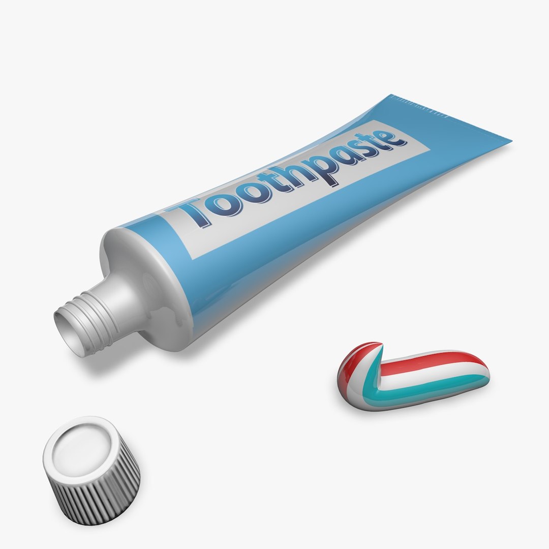 3d Model Tube Toothpaste