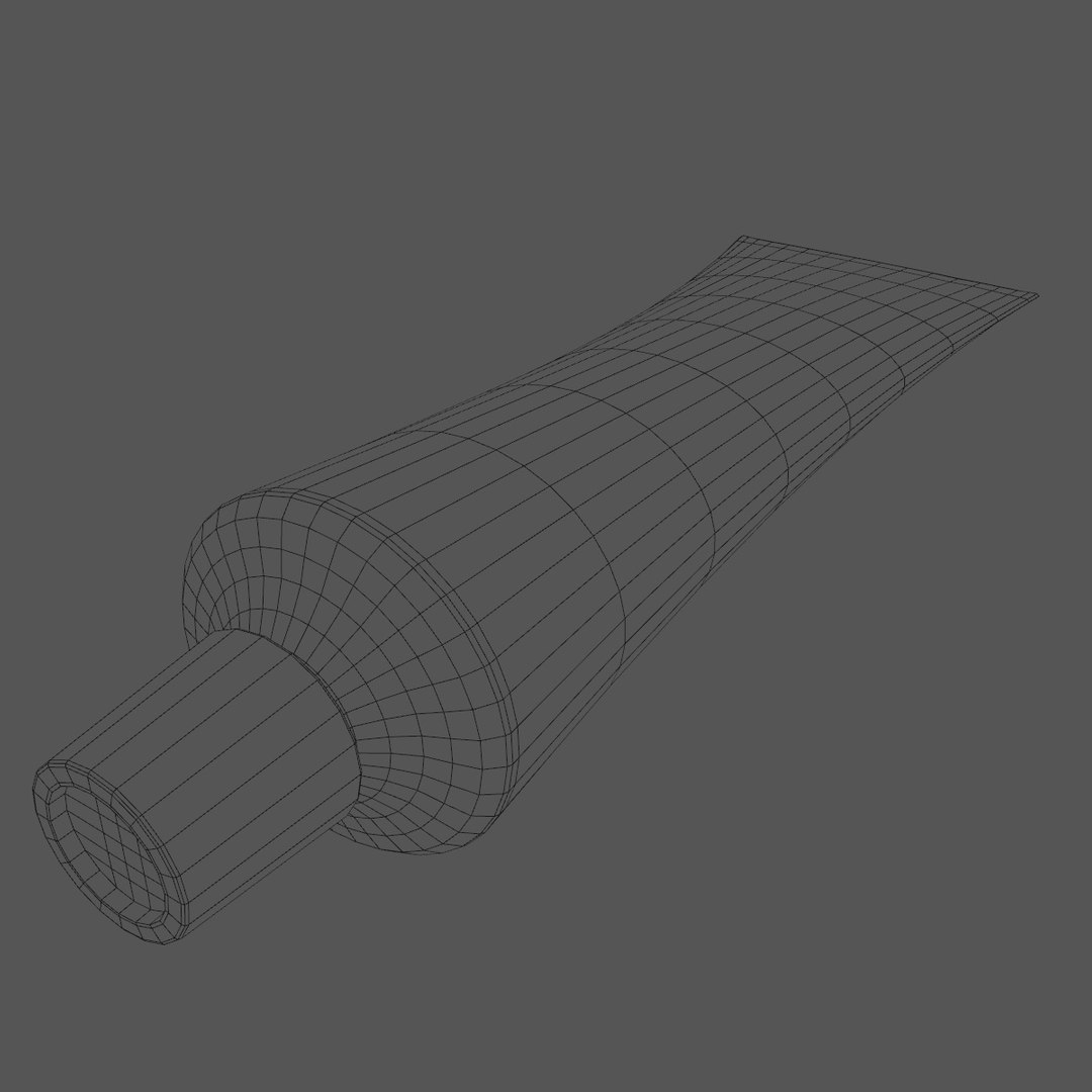 3d Model Tube Toothpaste