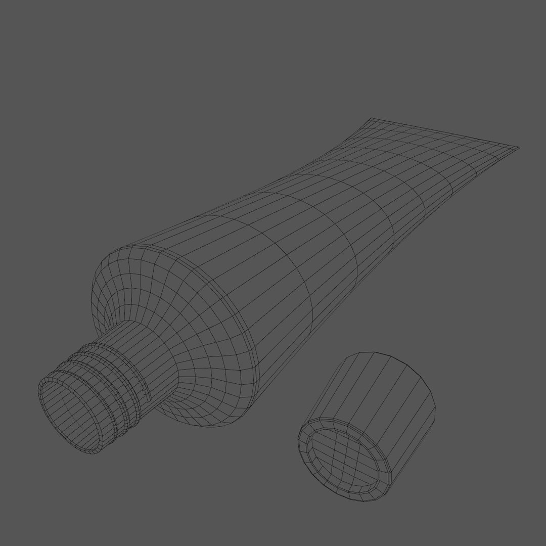 3d Model Tube Toothpaste