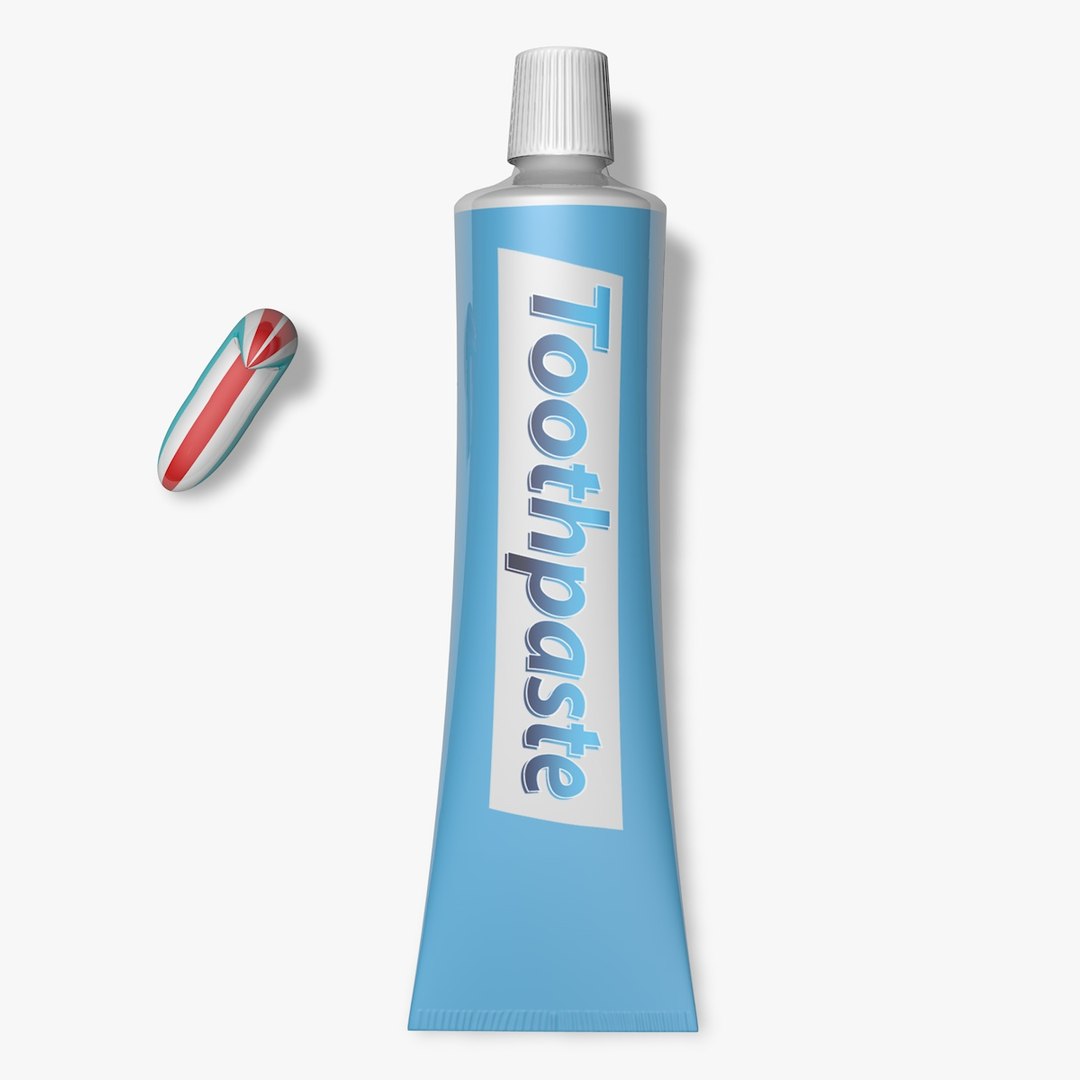 3d Model Tube Toothpaste