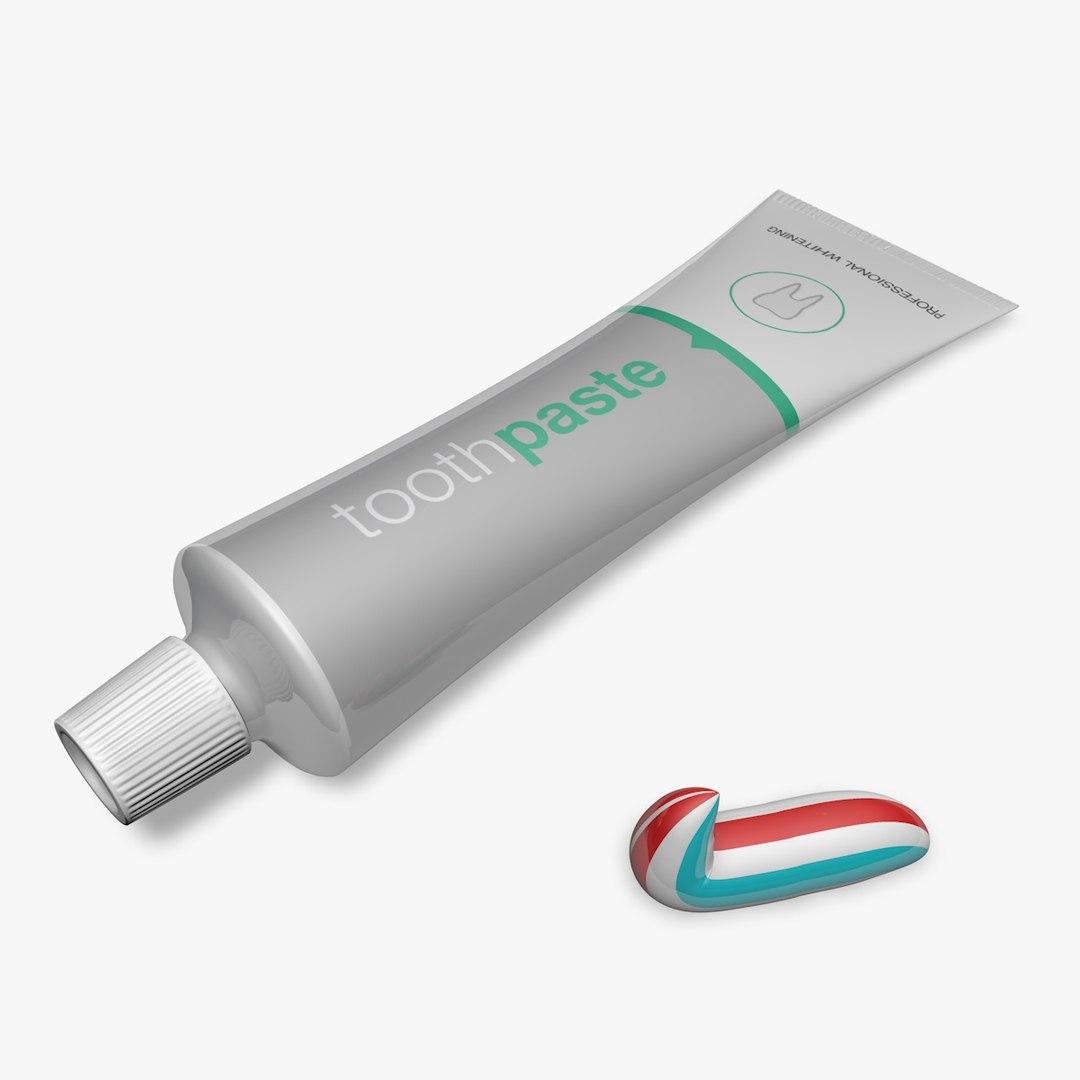3d Model Tube Toothpaste