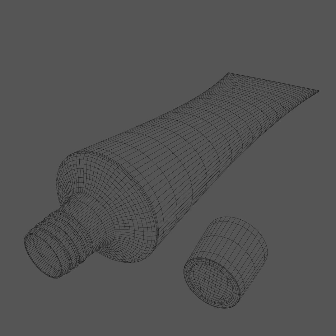 3d Model Tube Toothpaste