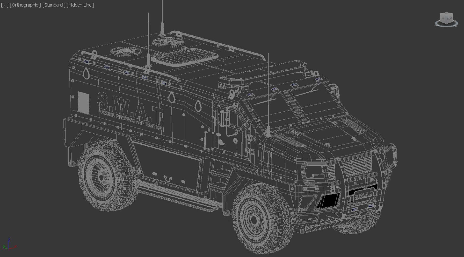 Armored Swat Vehicle 3D Model - TurboSquid 1985076