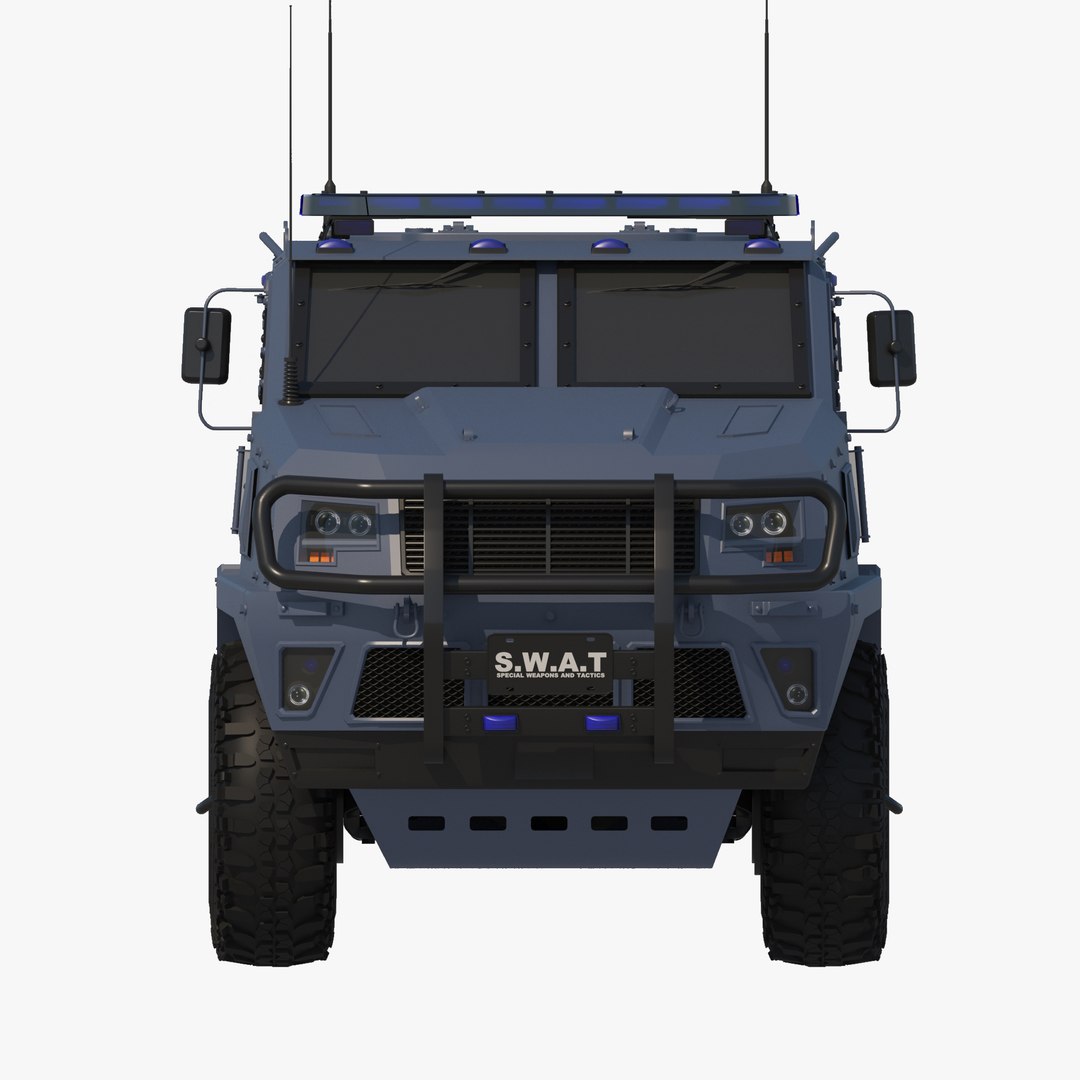 Armored swat vehicle 3D model - TurboSquid 1985076
