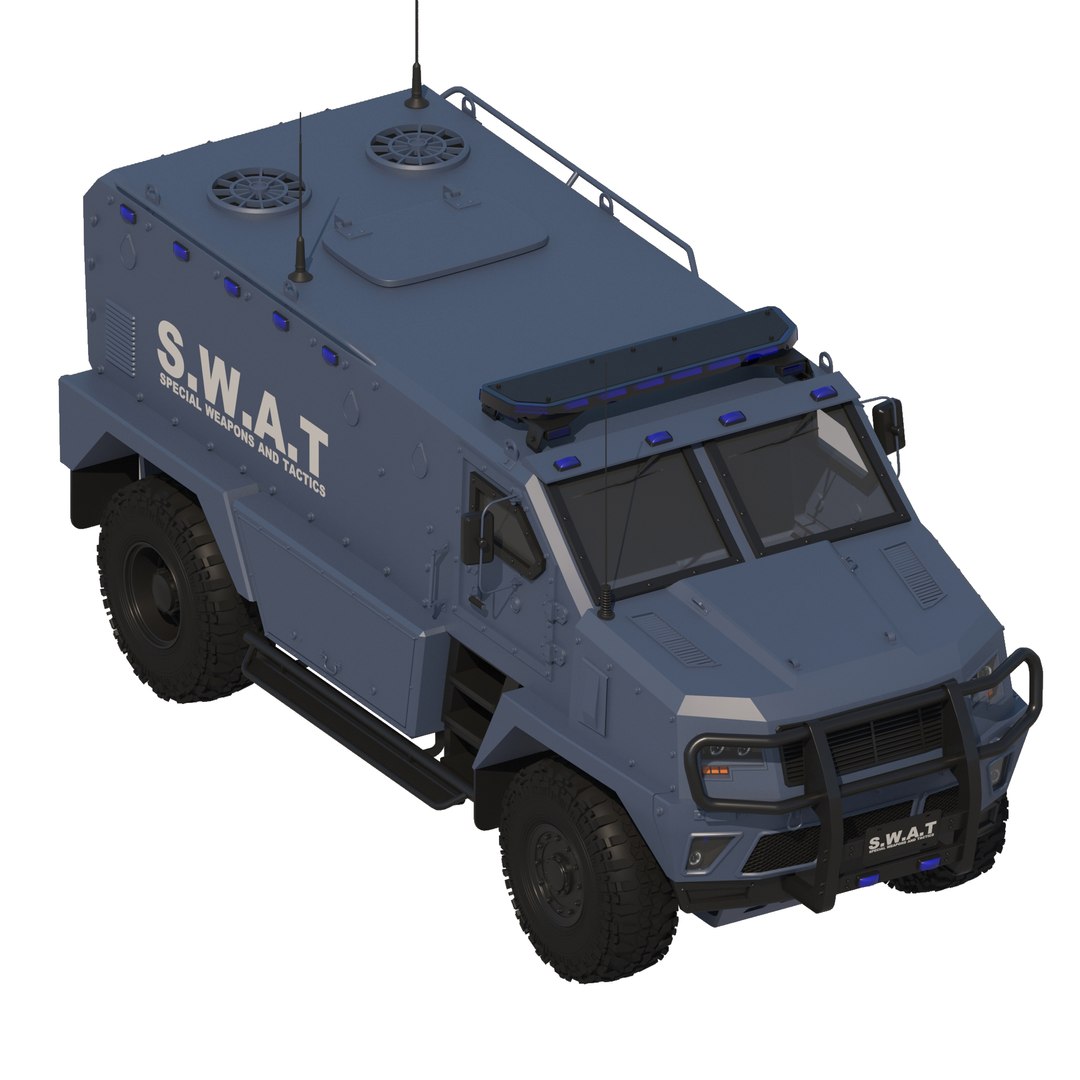 Armored Swat Vehicle 3D Model - TurboSquid 1985076