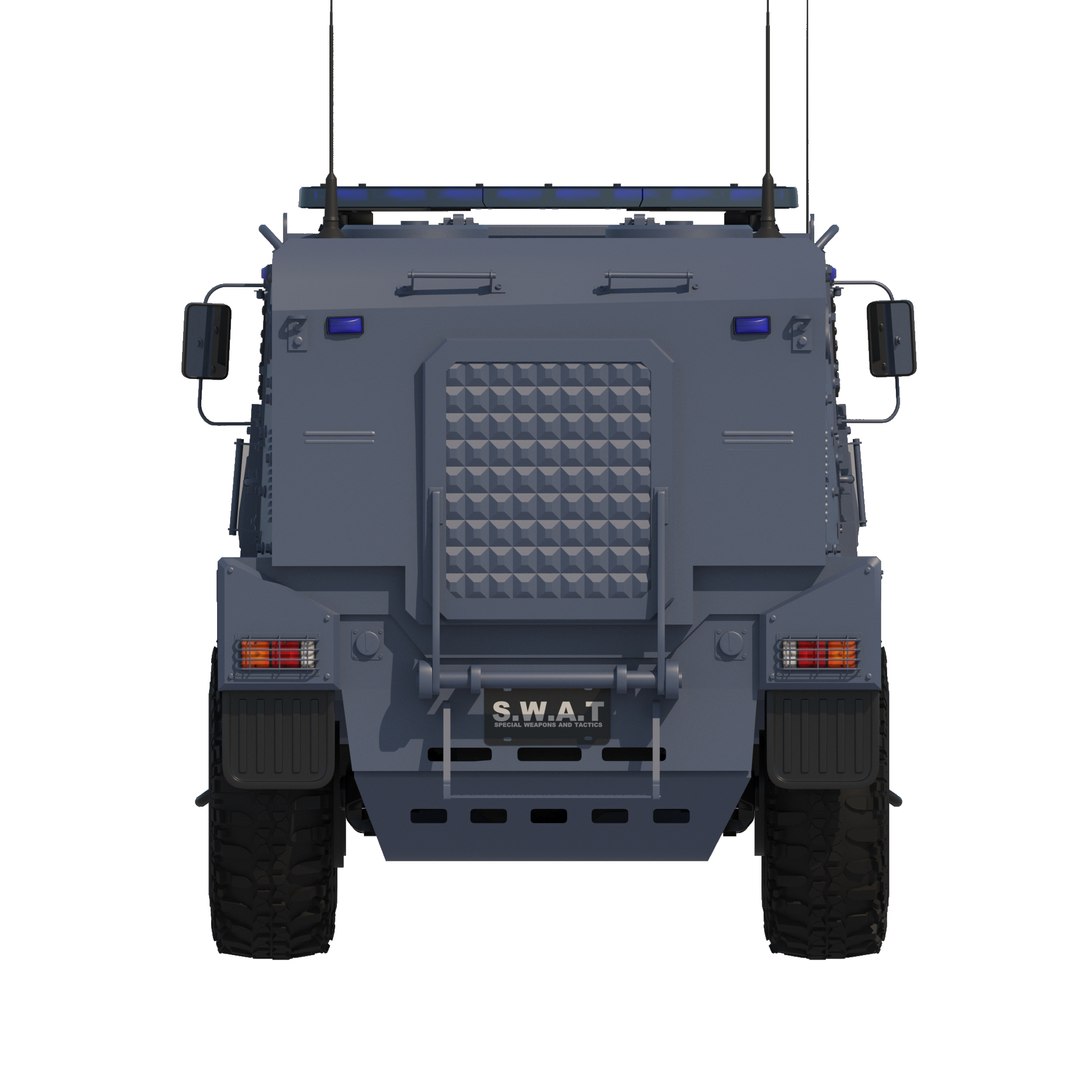 Armored Swat Vehicle 3D Model - TurboSquid 1985076