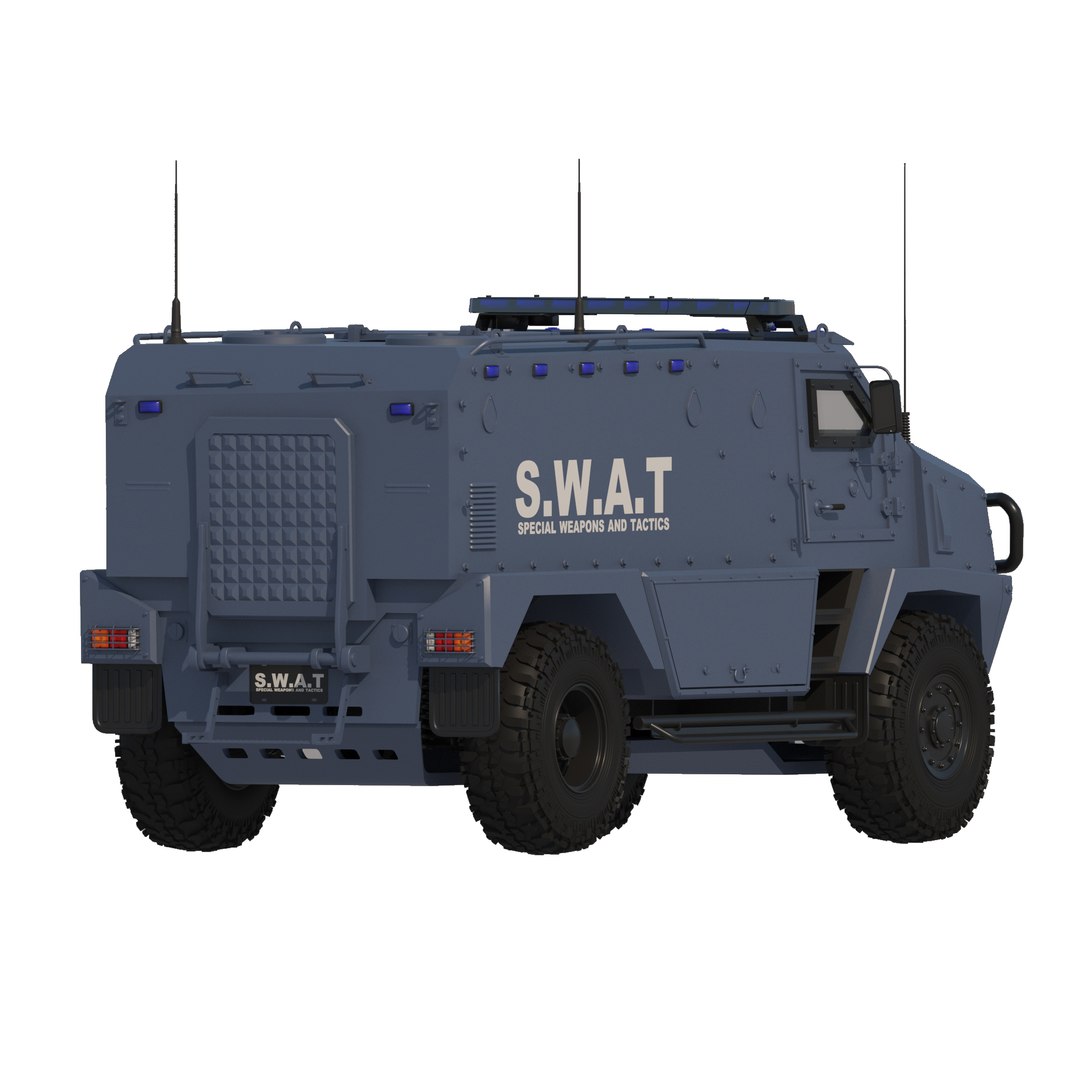 Armored Swat Vehicle 3D Model - TurboSquid 1985076