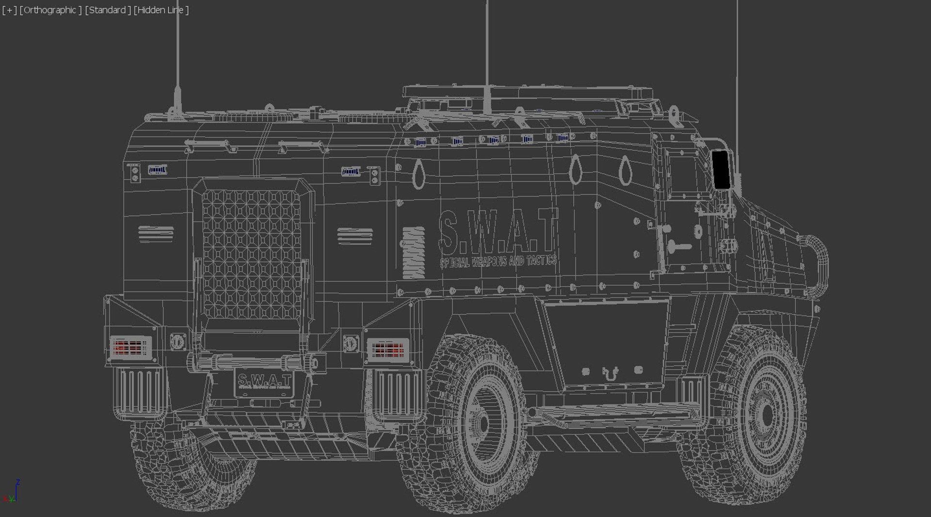 Armored Swat Vehicle 3D Model - TurboSquid 1985076