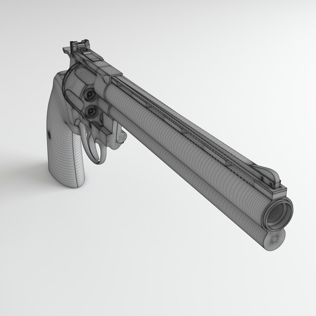 3D Model Revolver Colt - TurboSquid 1300066