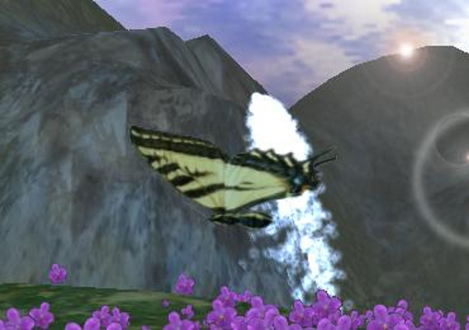 3d Flying Insect Butterfly