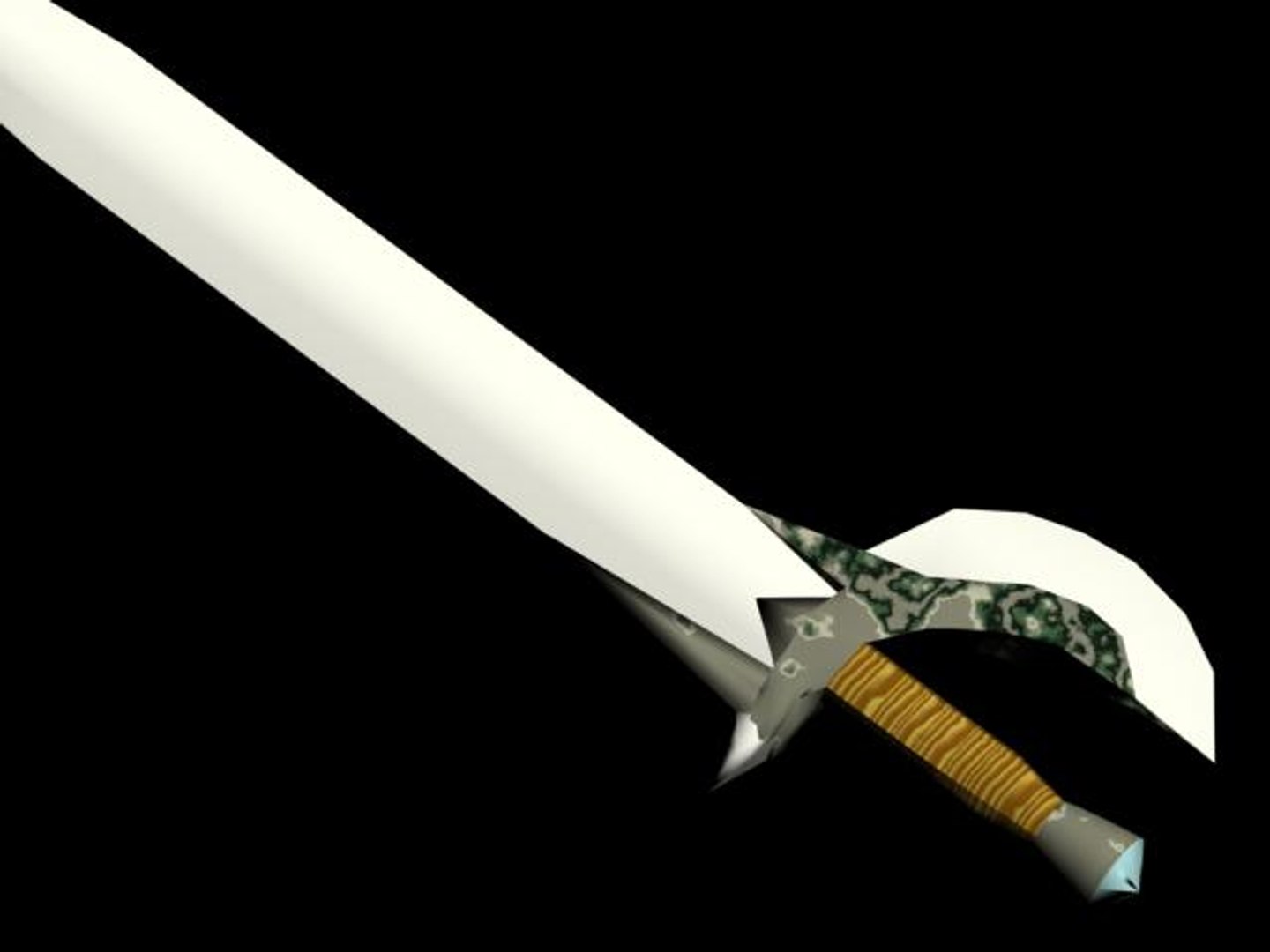 rock sword 3d max