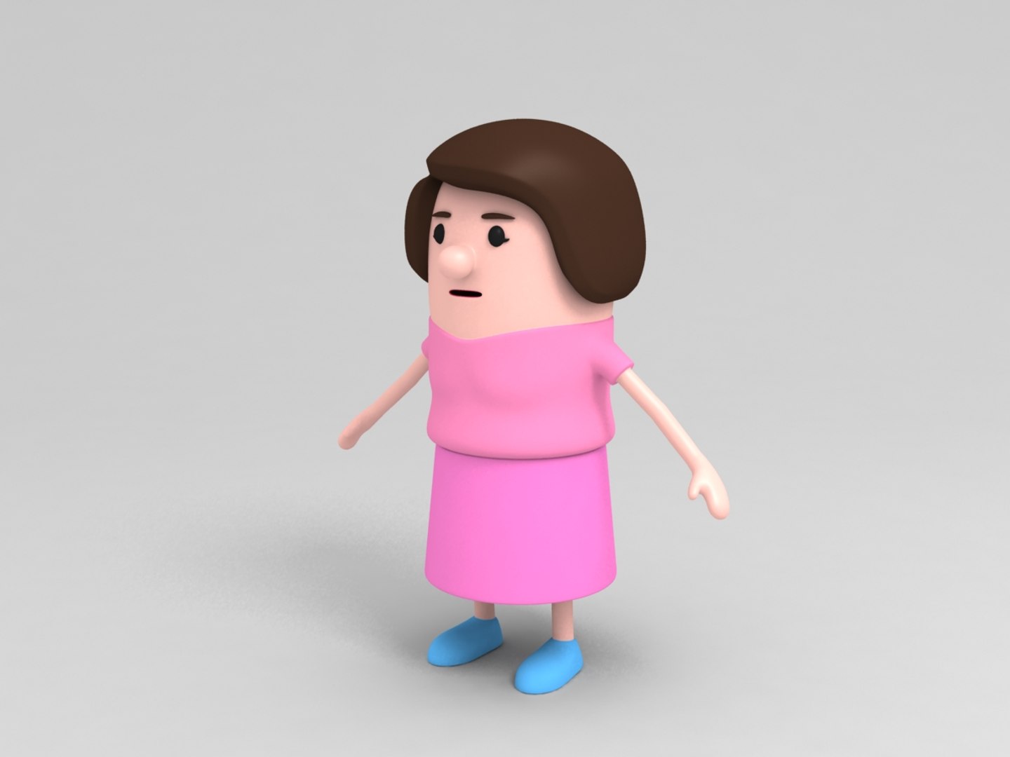Family character pack model - TurboSquid 1270441