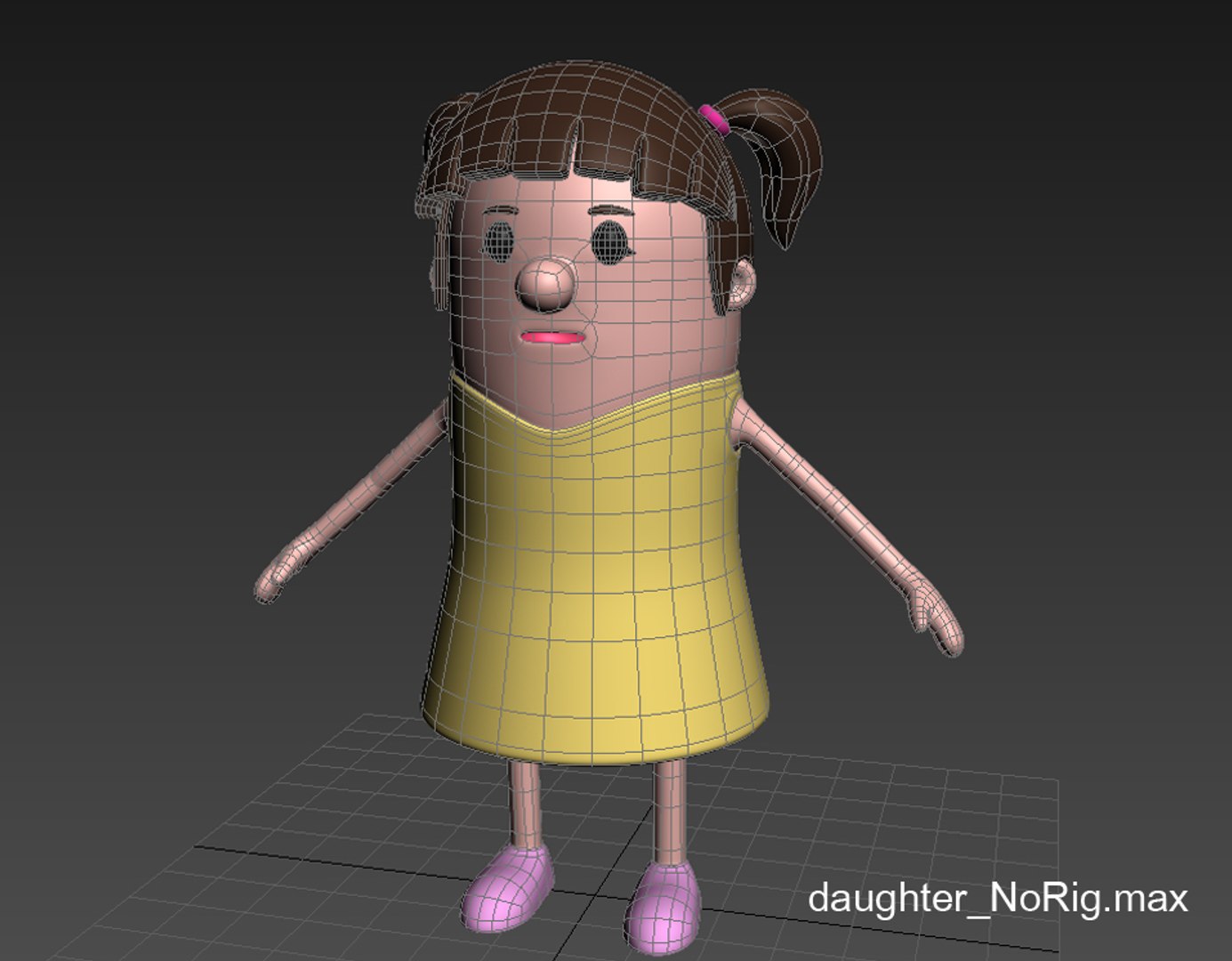 Family character pack model - TurboSquid 1270441